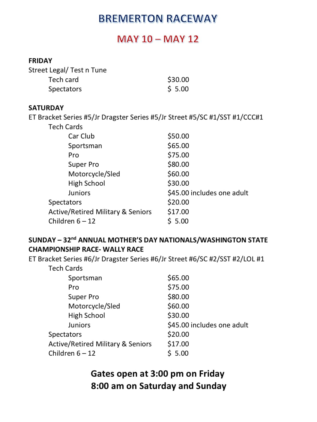 Bremerton Drag Racing Series - Washington Car Culture